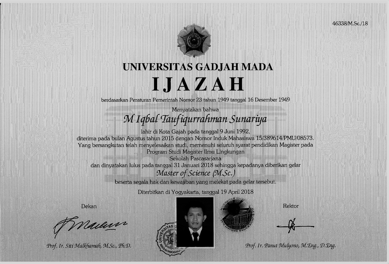 M.Iqbal, S.Si.,Msc – CV. MITRA BHUWANA AMERTHA